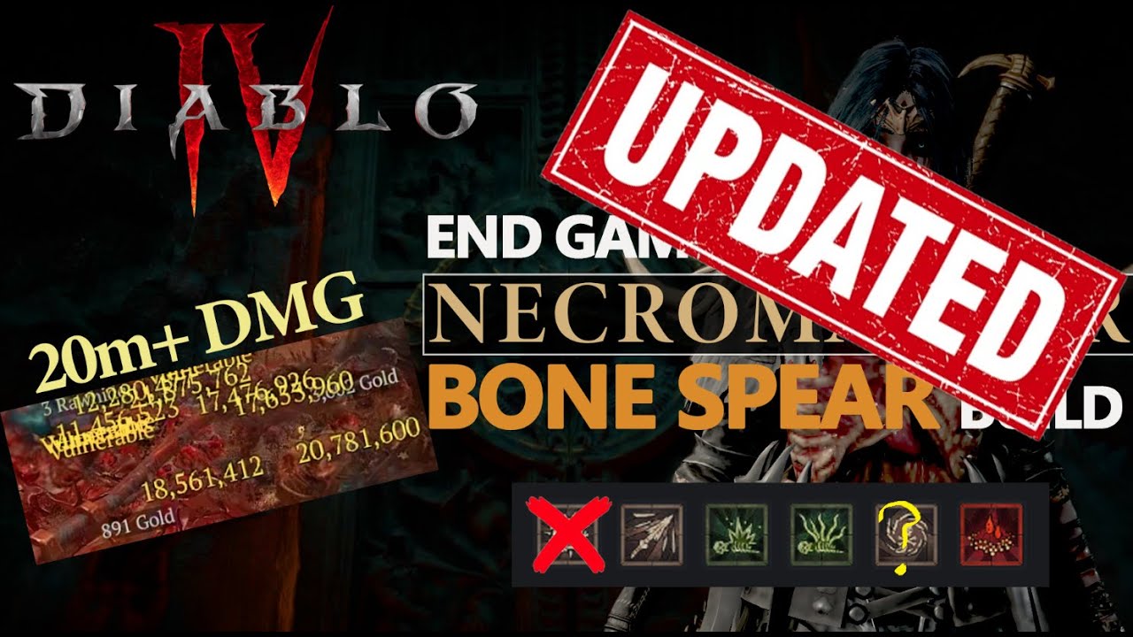lab tested, nightmare dungeon 100 approved bone spear build (Diablo 4 ...