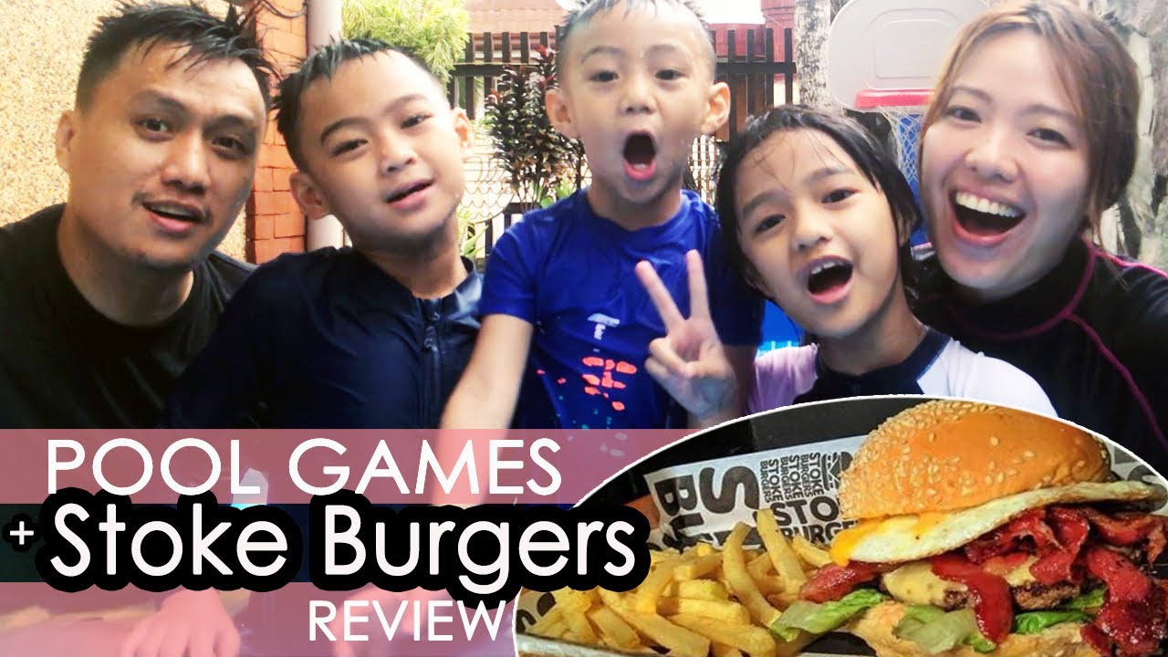 POOL GAMES + STOKE BURGERS REVIEW - YouTube