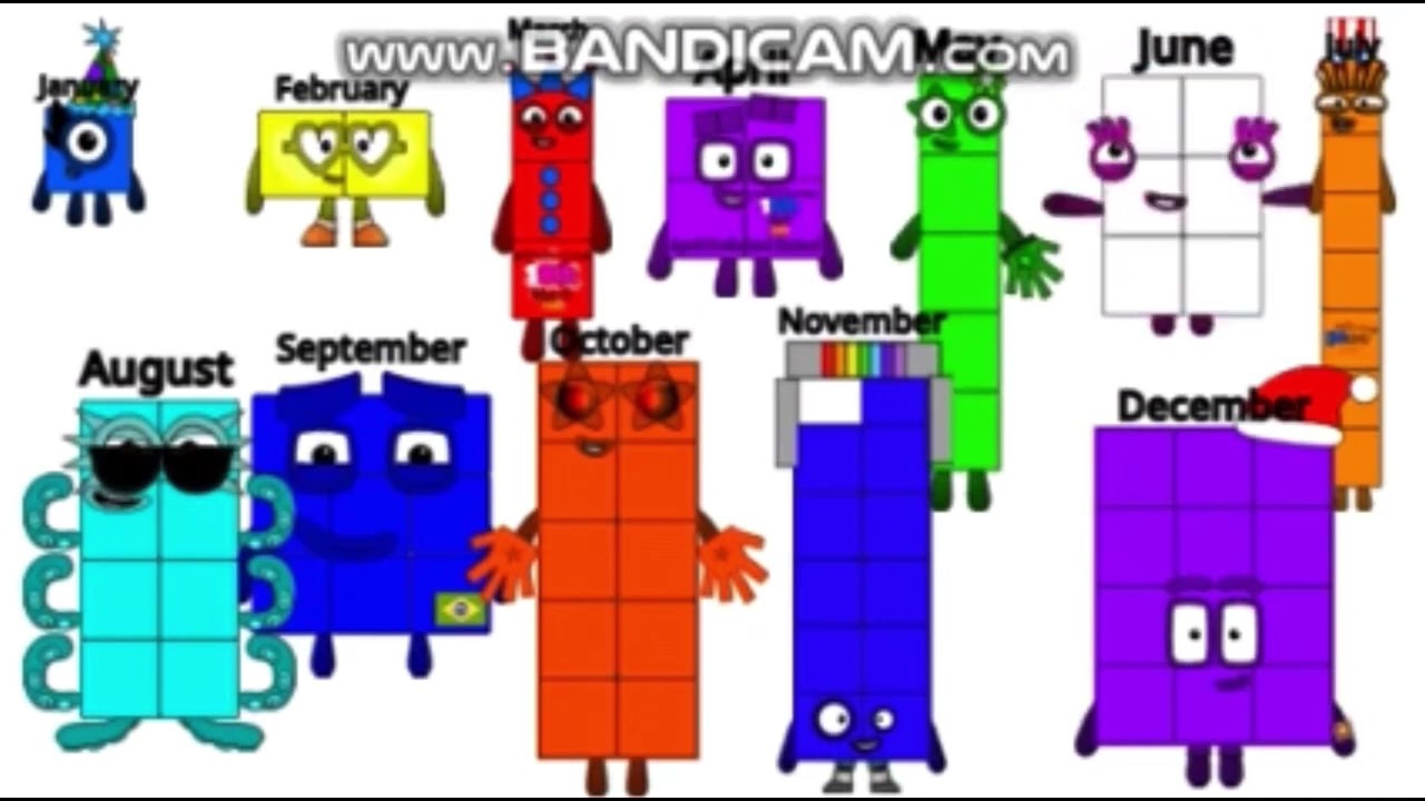 My new monthblocks band - YouTube