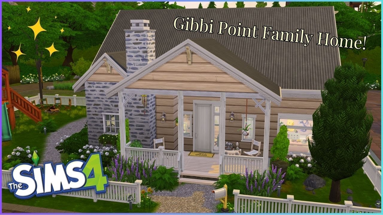 Cozy Family Home in Gibbi Point | The Sims 4 Speed Build - YouTube