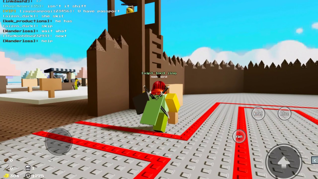 Roblox castle game - YouTube