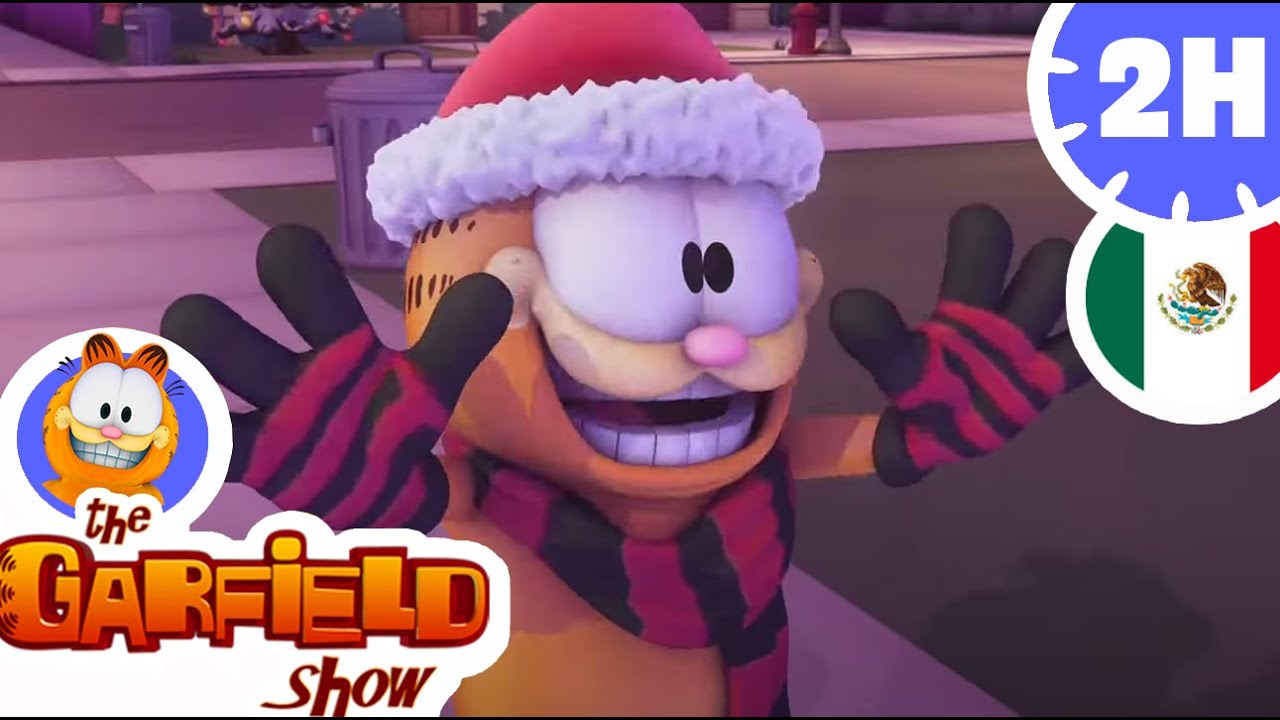 🎄¡La Navidad de Garfield! 🎁 Episodios especiales de Garfield Show 🌟 ...