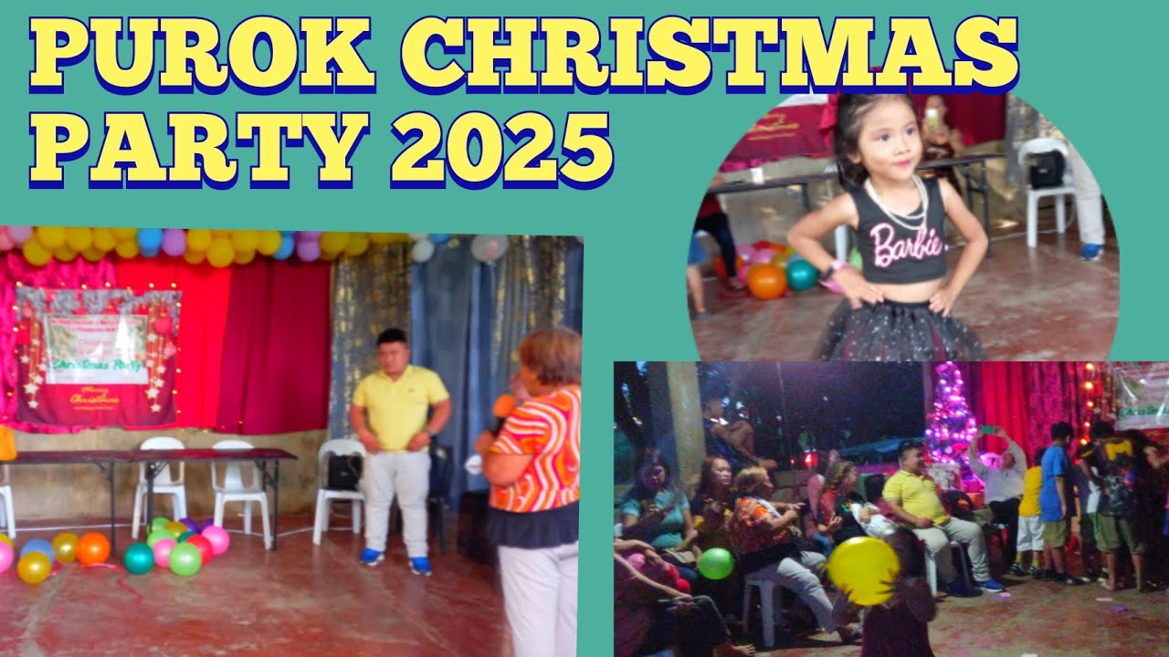 PUROK CHRISMAS PARTY(Part 1) - YouTube