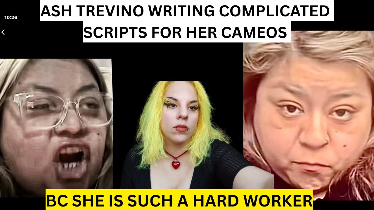 ASH TREVINO WRITING COMPLICATED SCRIPTS FOR HER CAMEOS BC SHE IS SUCH A ...