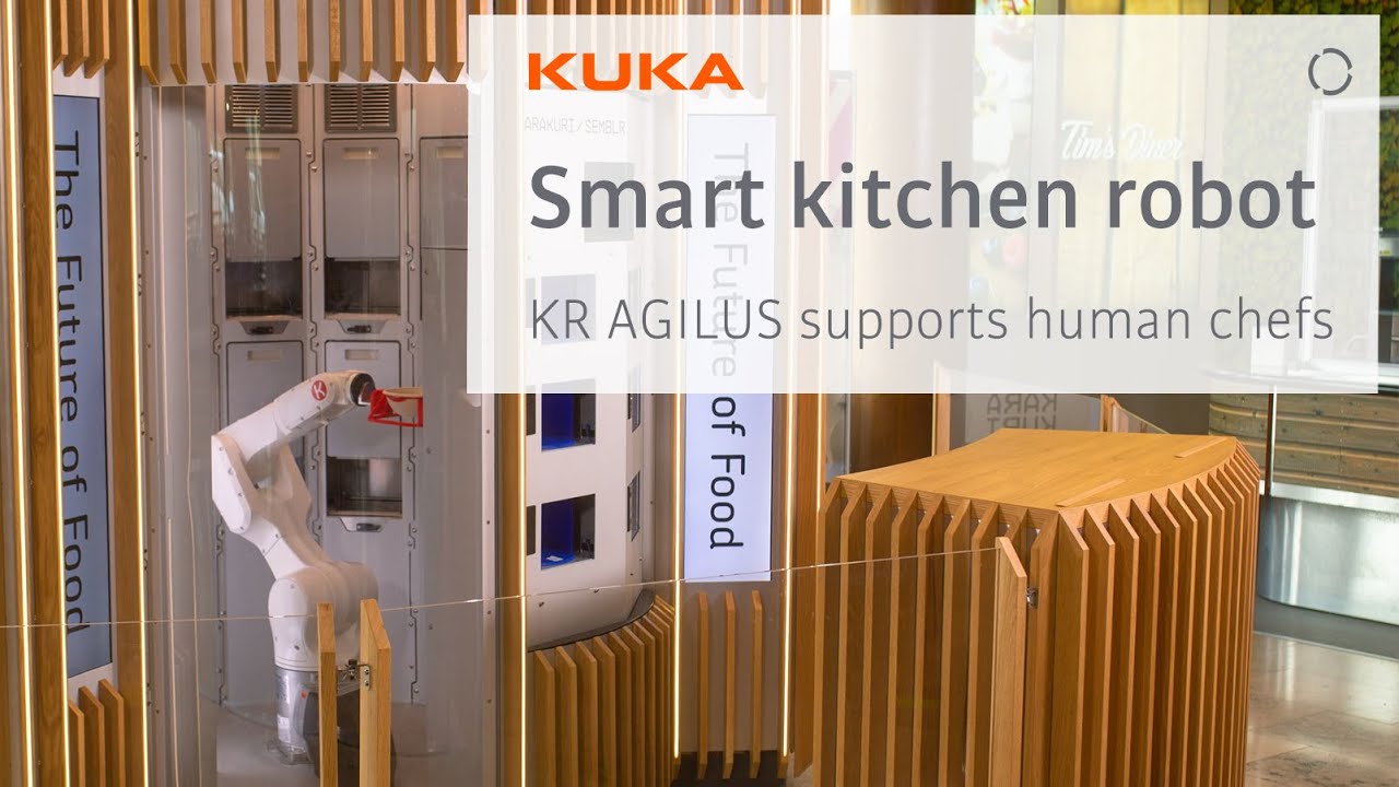 Smart kitchen robot Semblr supports human chefs - YouTube