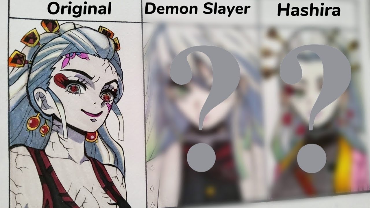 Drawing Daki Original | Demon Slayer | Hashira [Kimetsu No Yaiba] - YouTube
