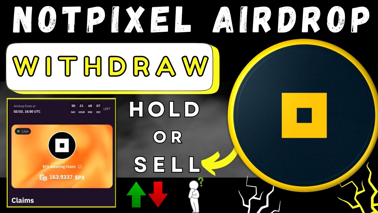 Not Pixel Airdrop Claim | NotPixel Airdrop Withdrawal Process | How To ...