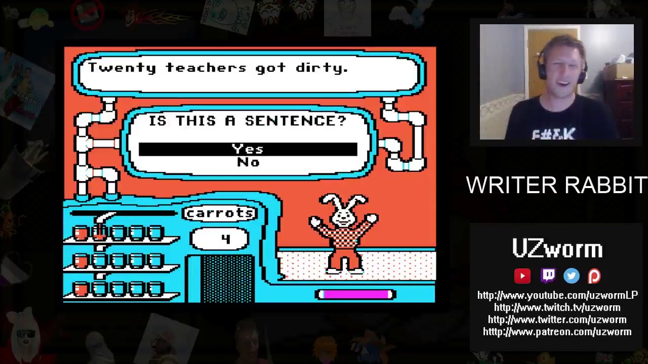 Marathon Stream Highlight - Writer Rabbit - YouTube