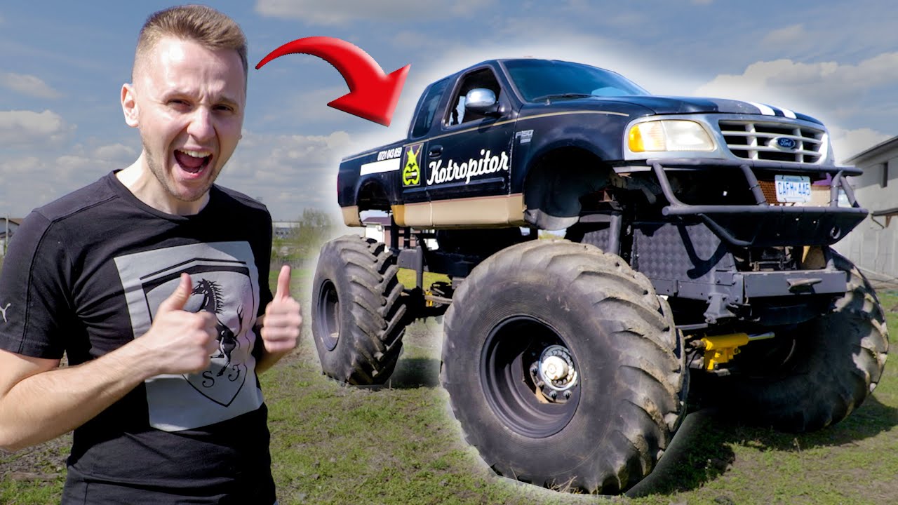 Cum arată primul MONSTER TRUCK construit in România? - YouTube