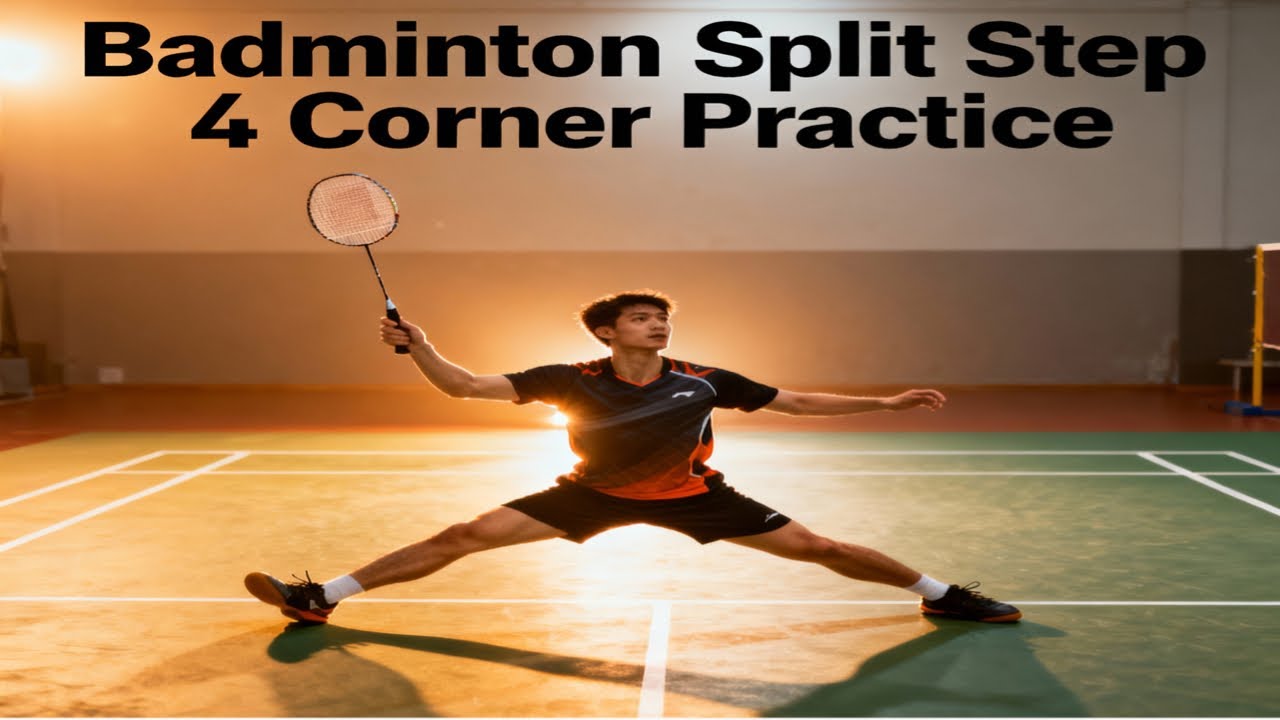 HOW TO PRACTICE FOR SPLIT STEP IN BADMINTON||SPLIT STEPS IN BADMINTON # ...