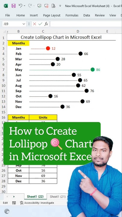 Create a Lollipop Chart via Conditional Formatting in Microsoft Excel ...