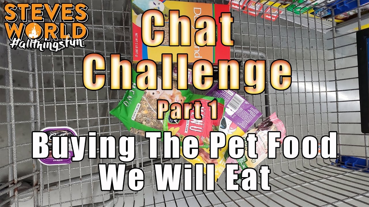 Chat Challenge #1 Part 1 - Buying The Pet Food We will Eat - YouTube