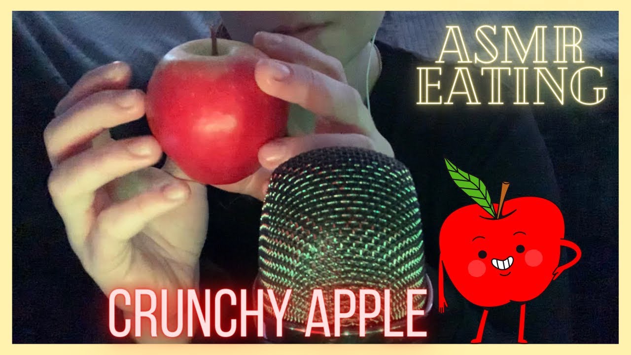 ASMR - Eating an Apple 🍎😋(Crunchy, Crispy, Eating Sounds, Relaxing ...