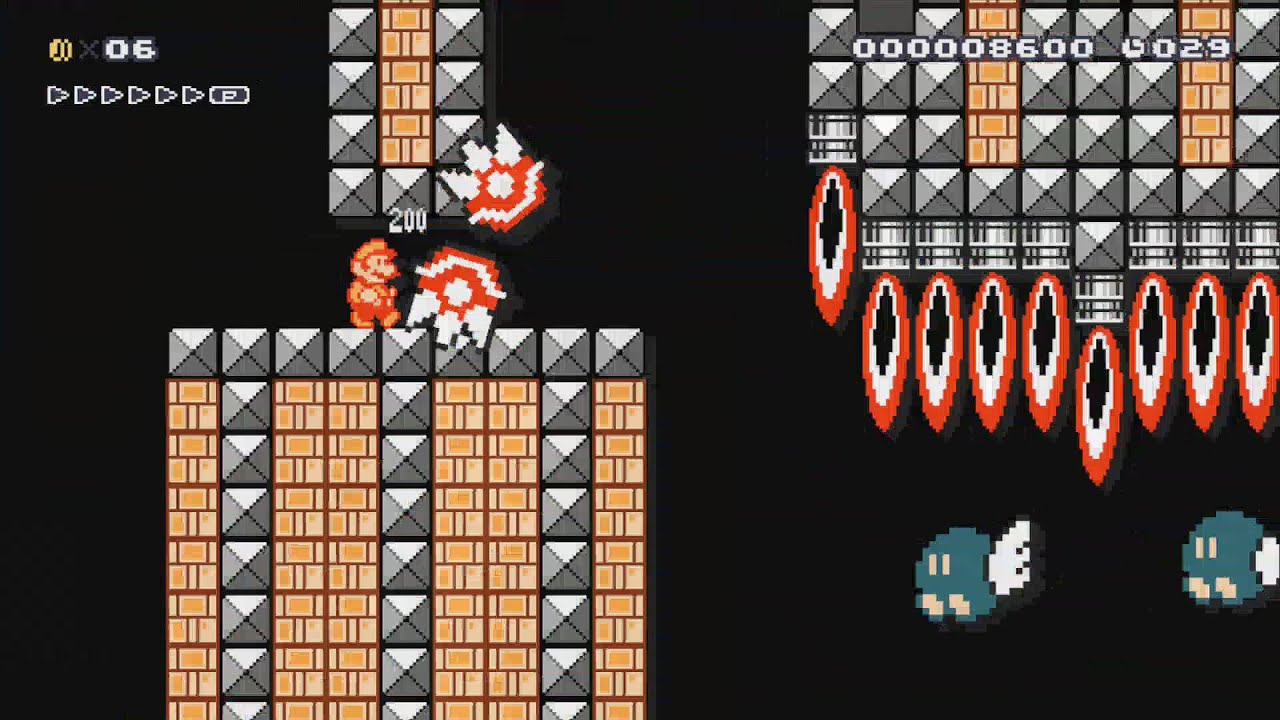 Super Mario Maker - Fire Field '88 by BarbarousKing beaten - YouTube
