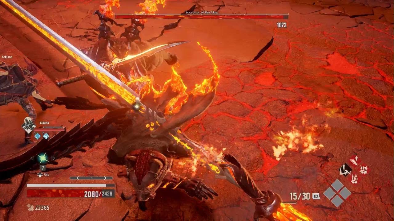 CODE VEIN Successor Of The Claw Boss - YouTube