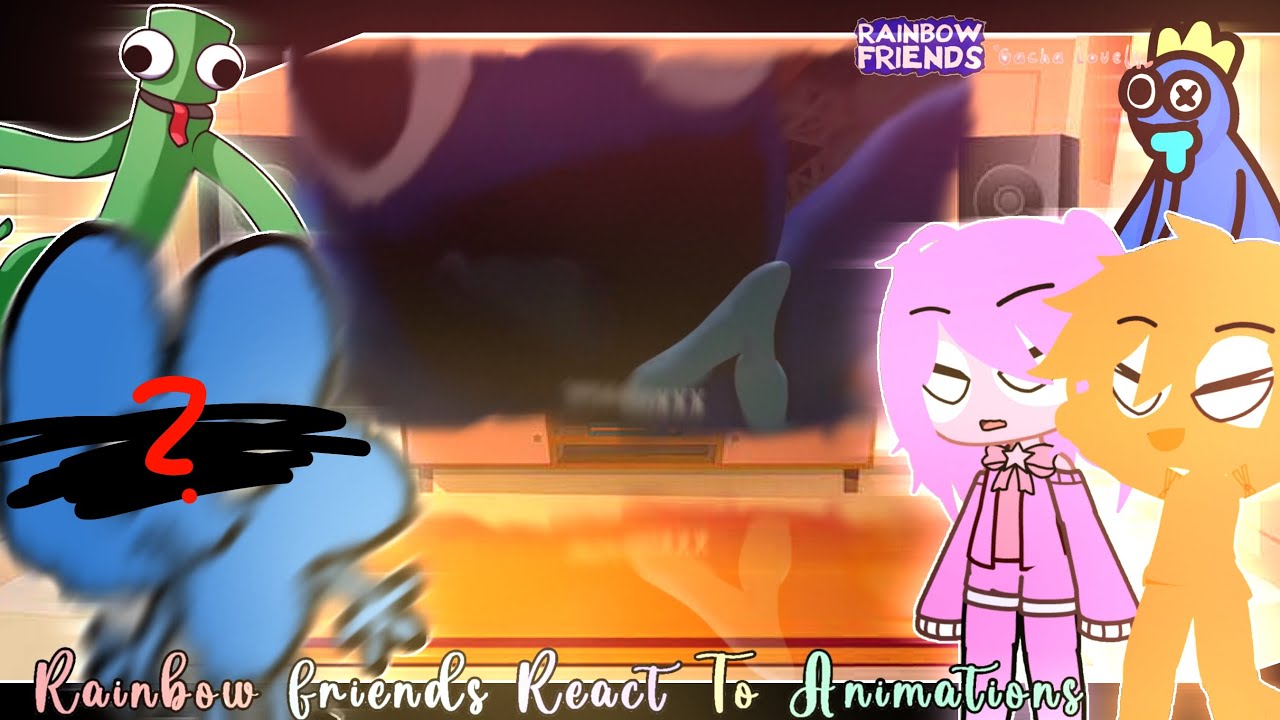 💗 RAINBOW FRIENDS REACTS to Animations! ️ [My Au] 🍄🎄part 99 (new ...