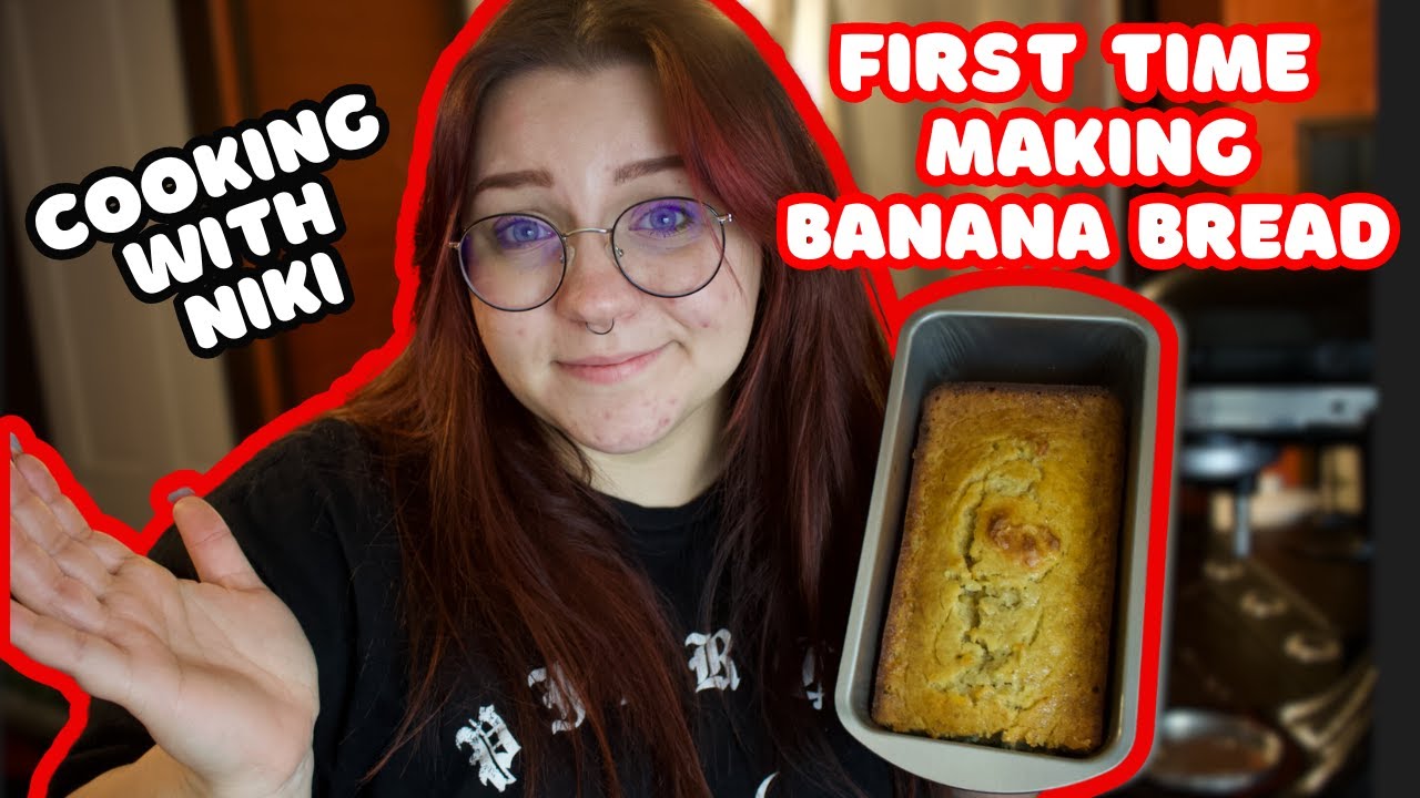 First Time Making Banana Bread | Cooking with Niki #2 - YouTube
