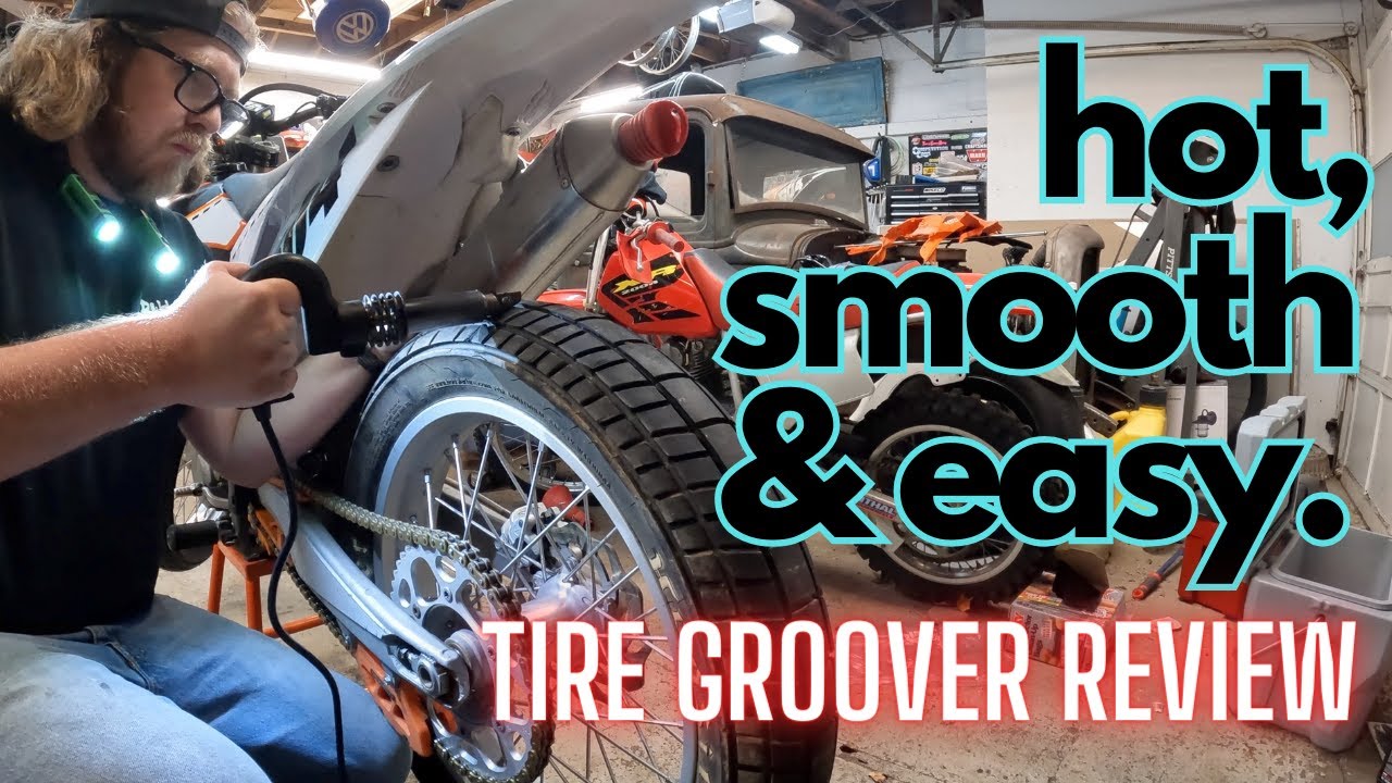 Tool Review: Heated tire groover, it's like a hot knife through butter ...