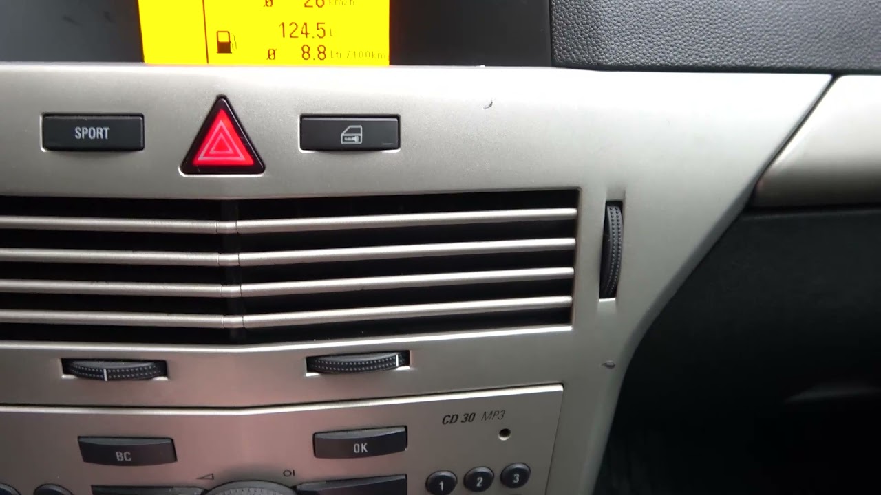 How to Enter Onboard Computer in Opel Astra H GTC (2004 - 2014 ...