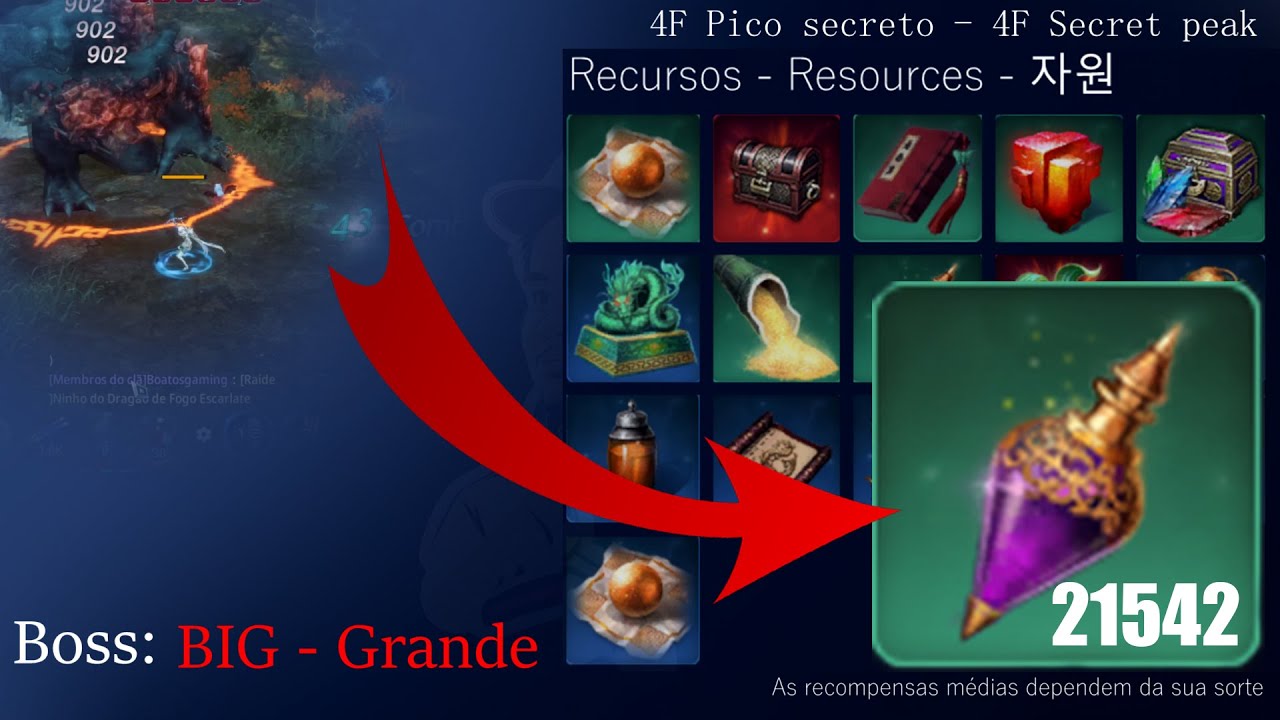 Mir4- Drop dos Boss do 1F ao 4F - SECRET PEAK BOSSES' DROPS - YouTube