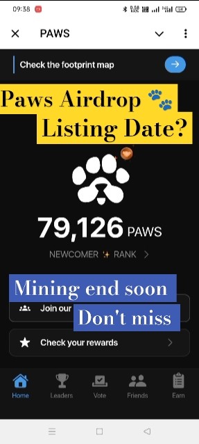 Paws airdrop listing date | paws new update | paws listing date | #paws ...