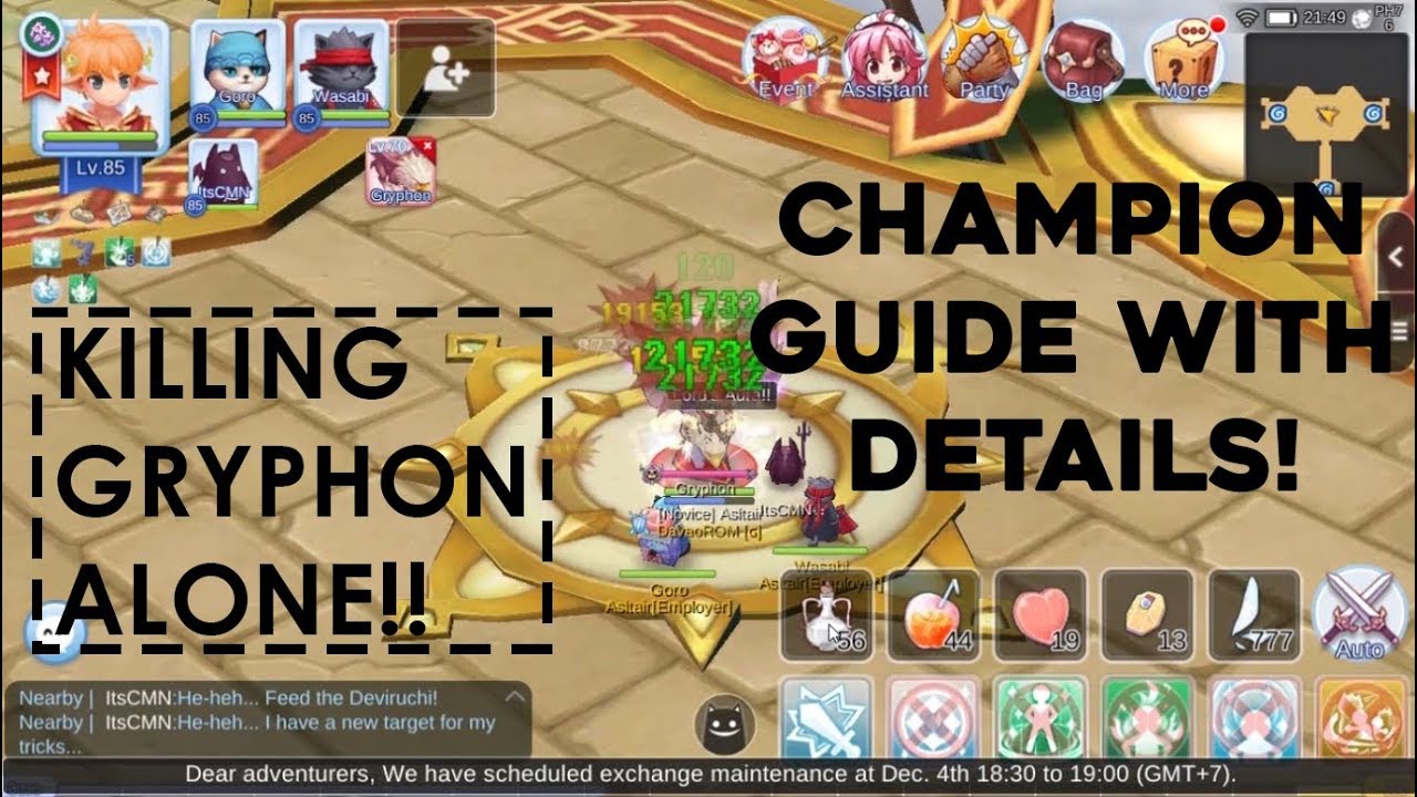 CHAMPION GUDE! RUNES, EQUIPS, SKILL BUILD [Ragnarok Online Mobile ...