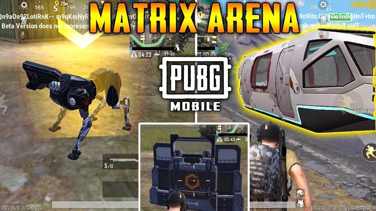 FUTURISTIC MATRIX MODE ALL NEW FEATURES | BATTLEGROUNDS MOBILE INDIA ...