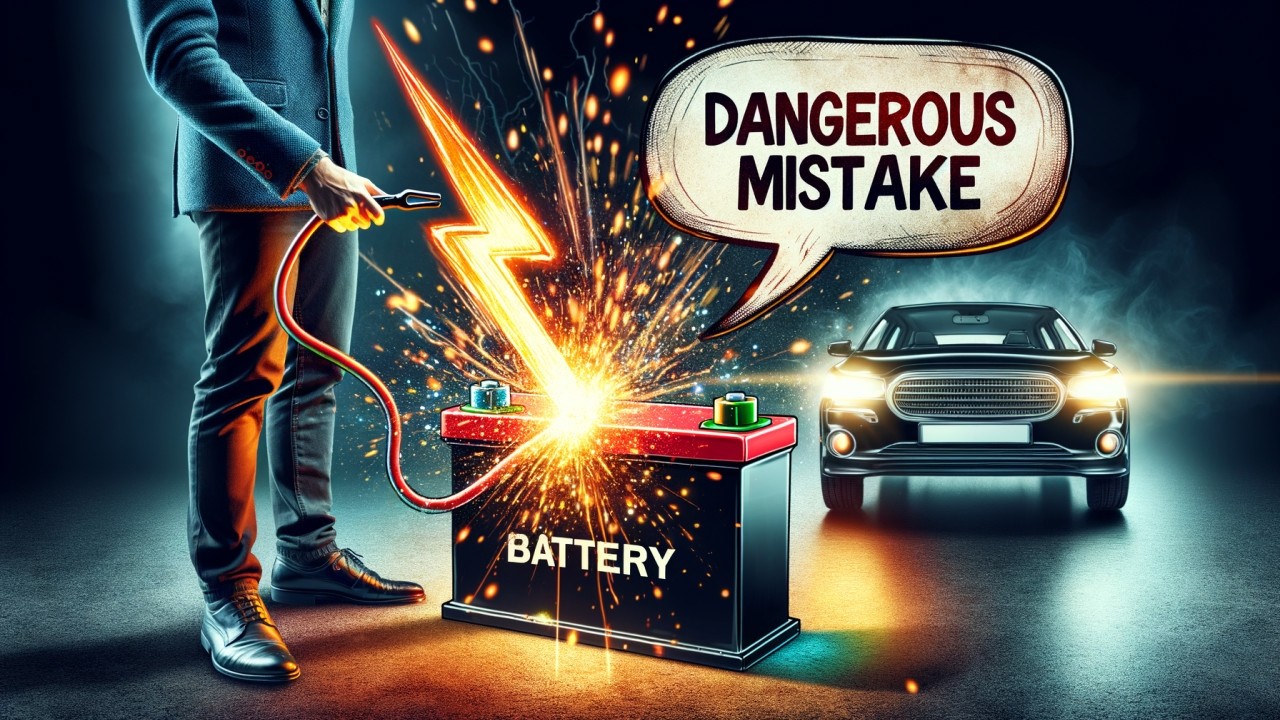 Why Did My Car Battery Spark When Connecting Negative Terminal? - YouTube