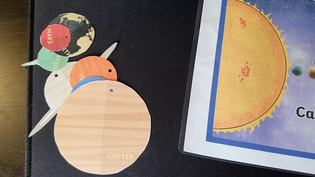 Making a Simple Mobile Solar System for Kids - YouTube