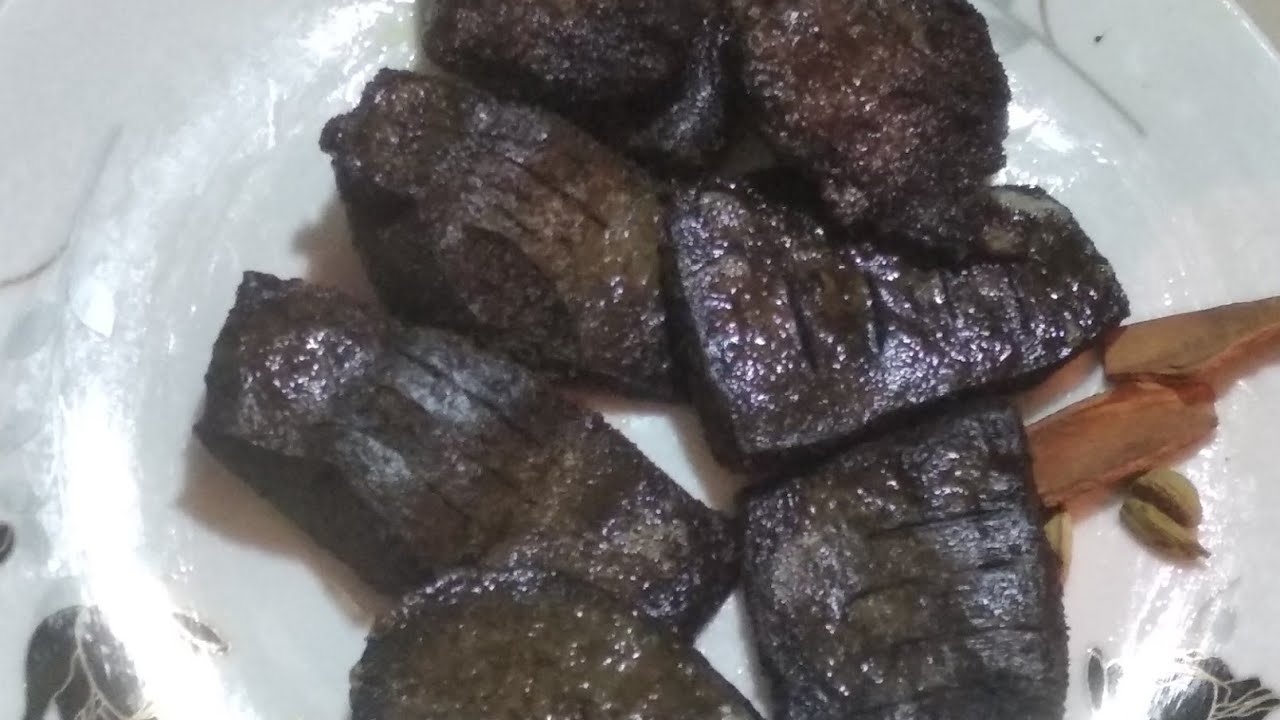 গরুর তিল্লি ভাজা#GorurTilli Bhaja// Beef Spleen Fry. - YouTube