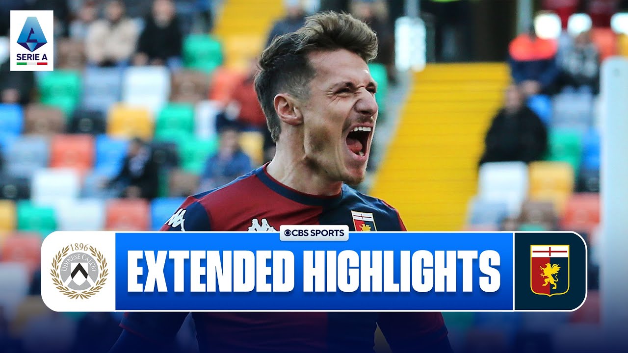 Udinese vs. Genoa: Extended Highlights | Serie A | CBS Sports Golazo ...
