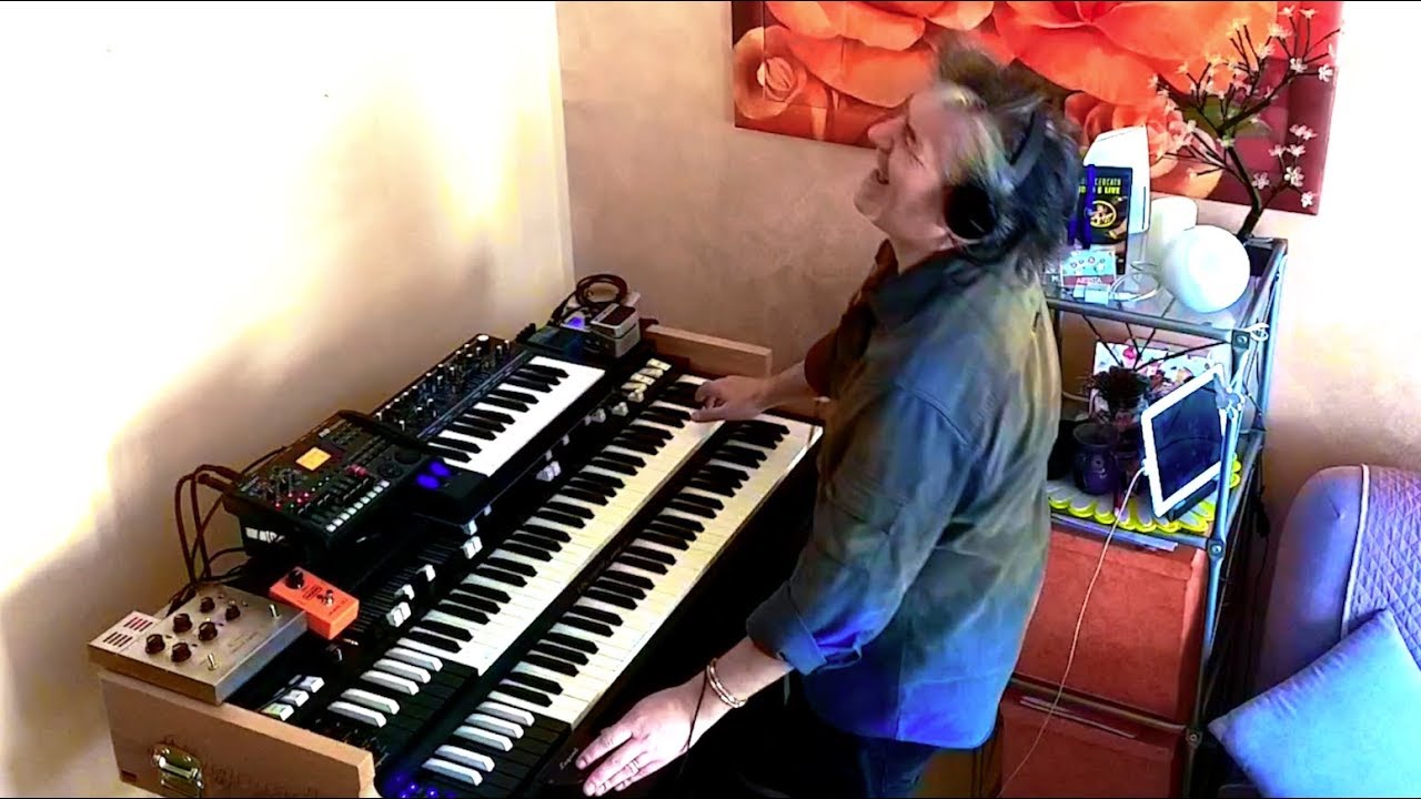 Recording "Burn" organ solo - (outtake) - YouTube