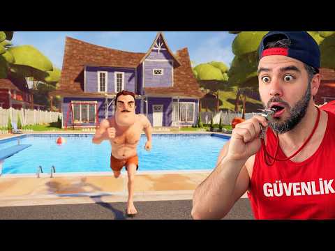 WILSON EVINE HAVUZ YAPTI - HELLO NEIGHBOR MODS