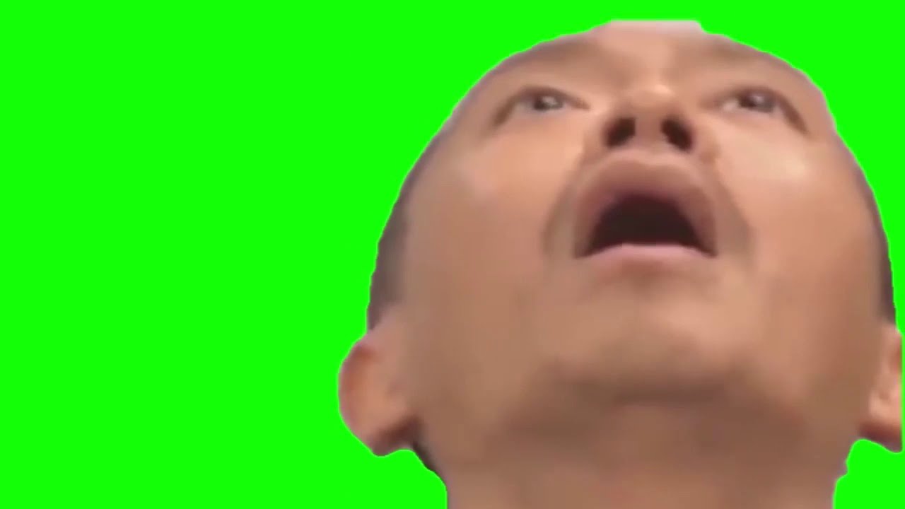 Japanese guy screaming green screen - YouTube