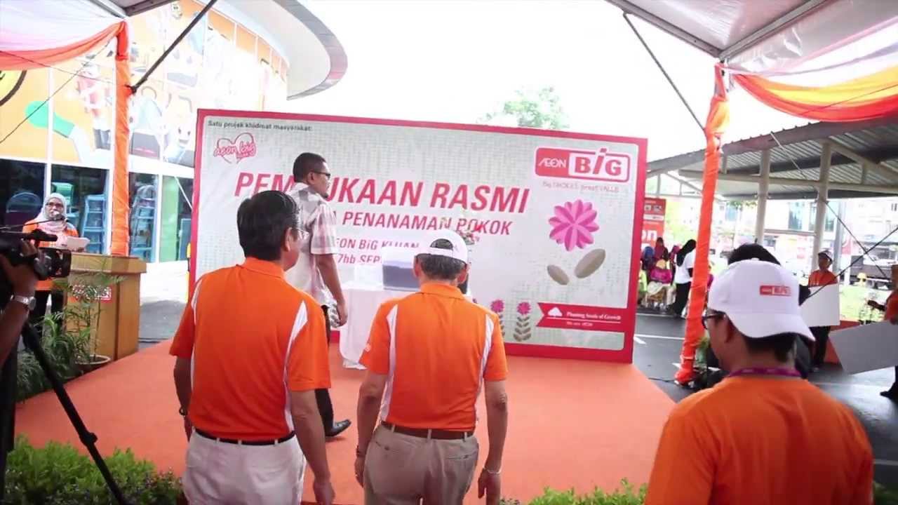 AEON Big Tree Planting & Kluang Store Grand Opening Event - YouTube