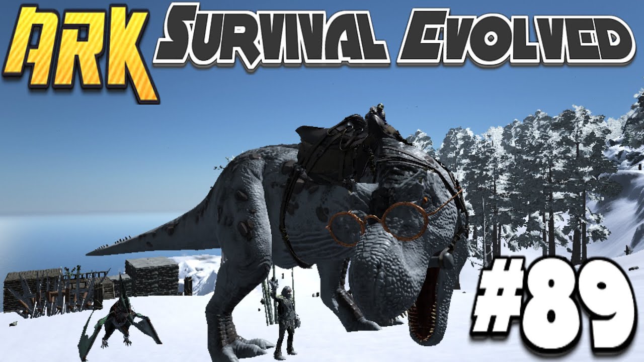 #89【ARK:Survival Evolved】挑戦！ lvl 112のREXをkibbleテイミング！【二人実況】 - YouTube