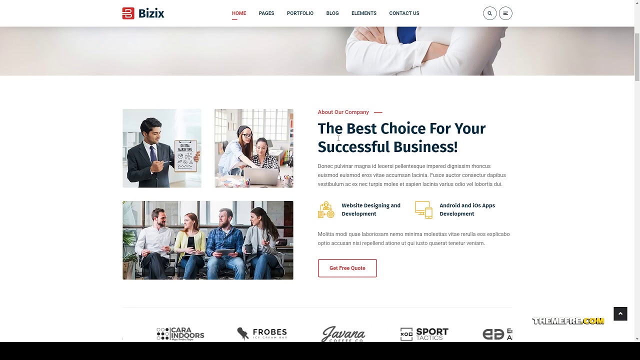 Bizix - Corporate and Business WordPress Theme elementor technology ...