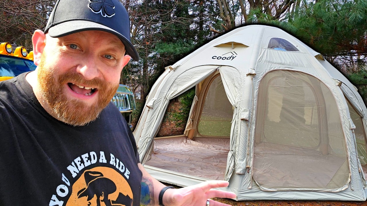 5 STAR COODY OCTOPUS LUXURY INFLATABLE TENT YURT RBM OUTDOORS Unboxing ...