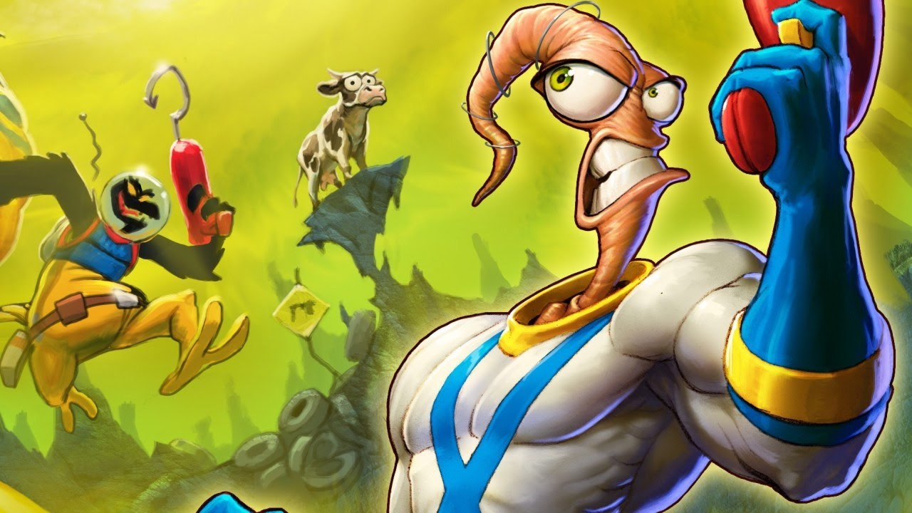 Earthworm Jim HD Walkthrough — XBox 360 {60 FPS} - YouTube