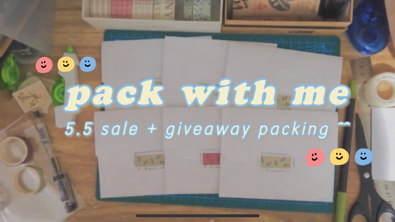 pack photocards with me #2 + diy envelope tutorial ^^ - YouTube