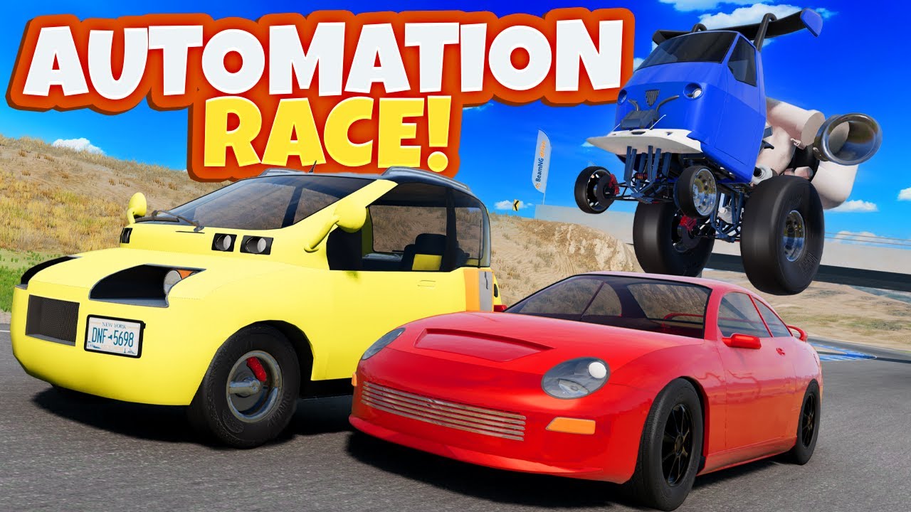 We Built the WEIRDEST Automation Cars Ever… Then Raced Them in BeamNG ...
