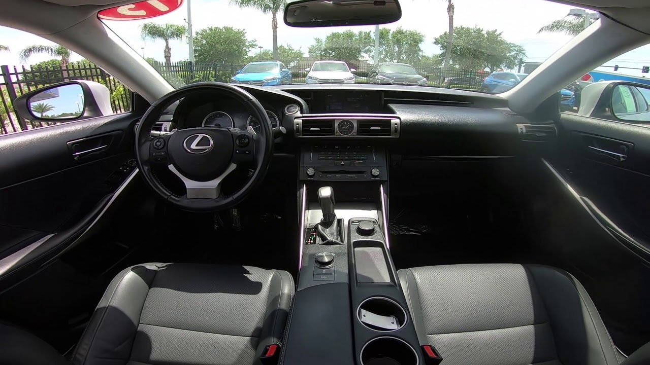 2015 Lexus is250 Interior - YouTube