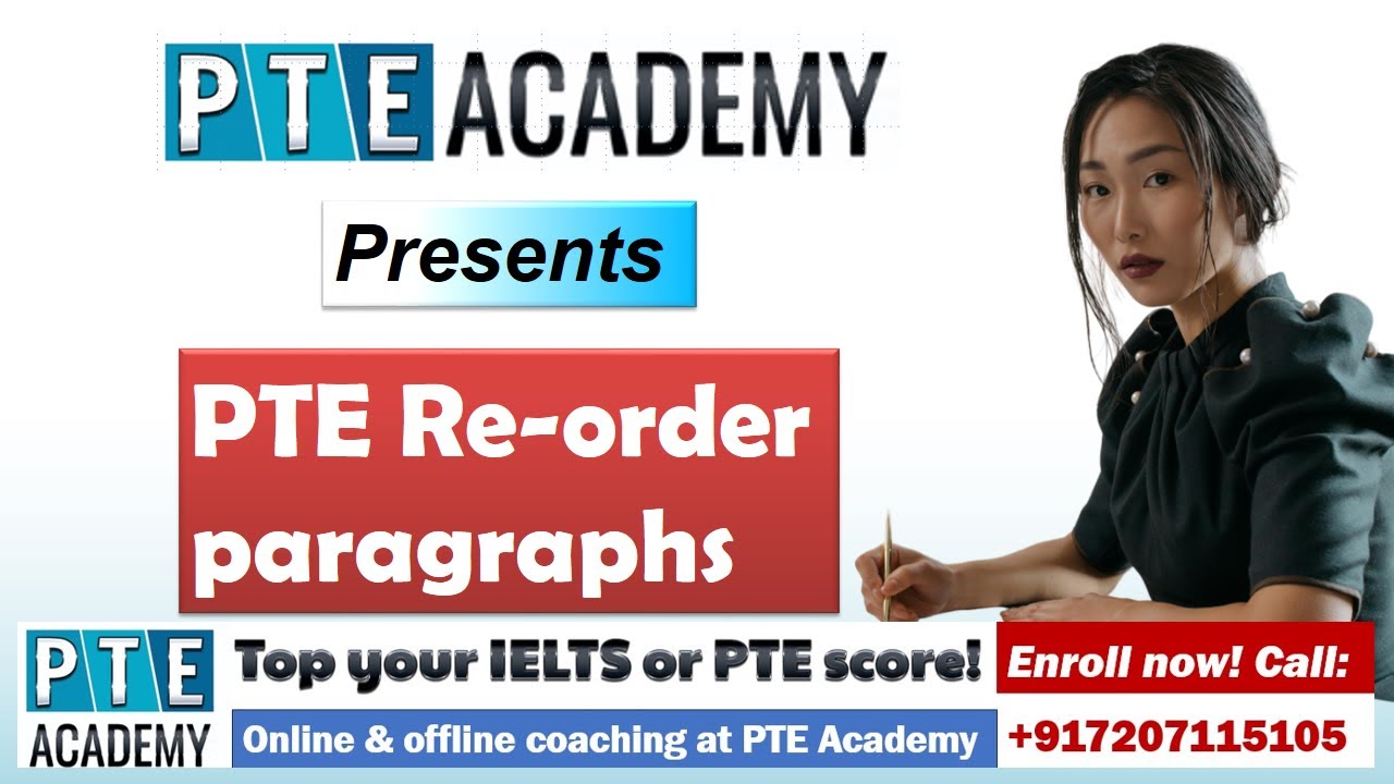 Sample paragraphs for PTE Reorder section - YouTube