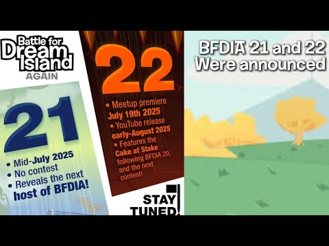 BFDIA 21 and 22 WERE ANNOUNCED - YouTube