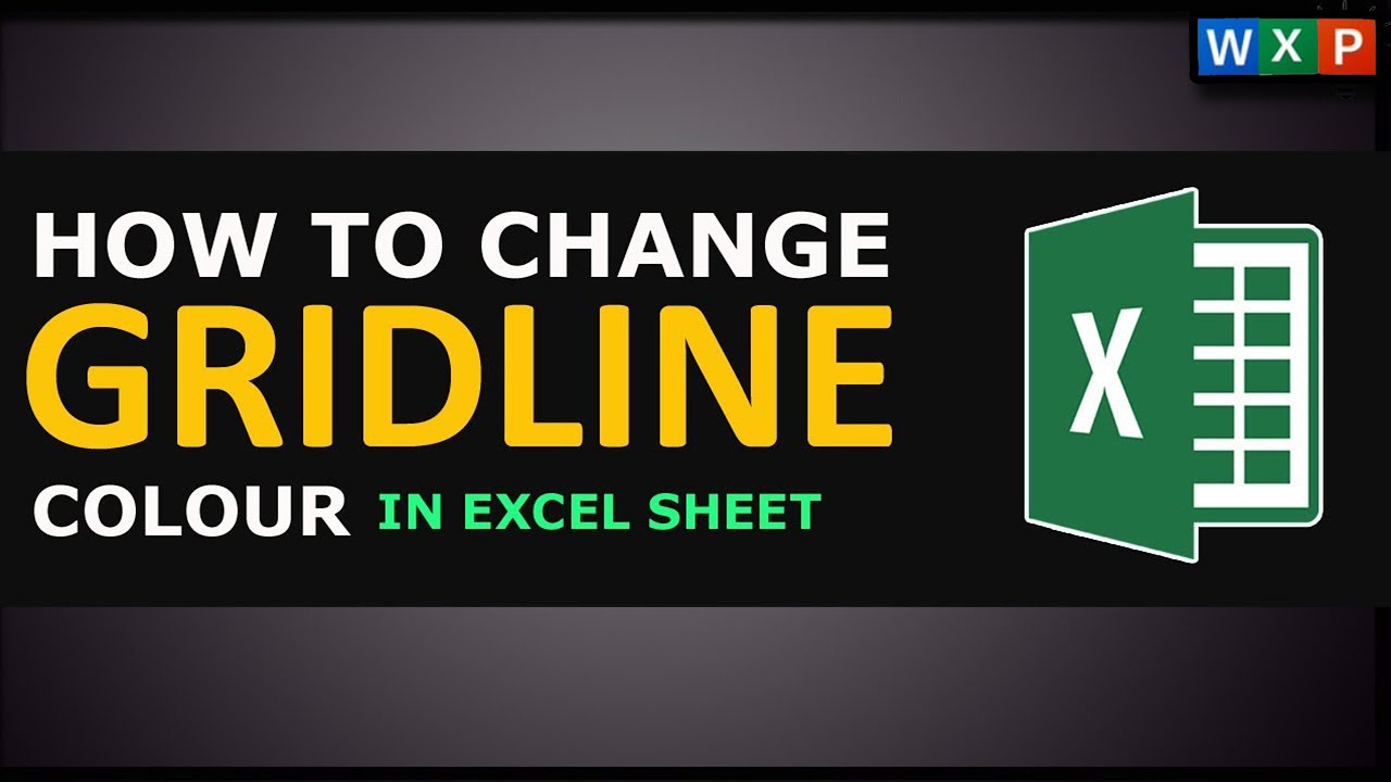 How To Change GRID Colour In MS Excel wxp exceltricks YouTube How To Change GRID Colour In MS Excel wxp exceltricks YouTube