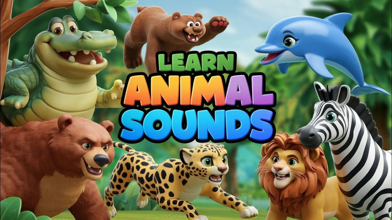 Learn Animal Sounds | Animal Sounds for Kids | Animal Sounds and Names ...