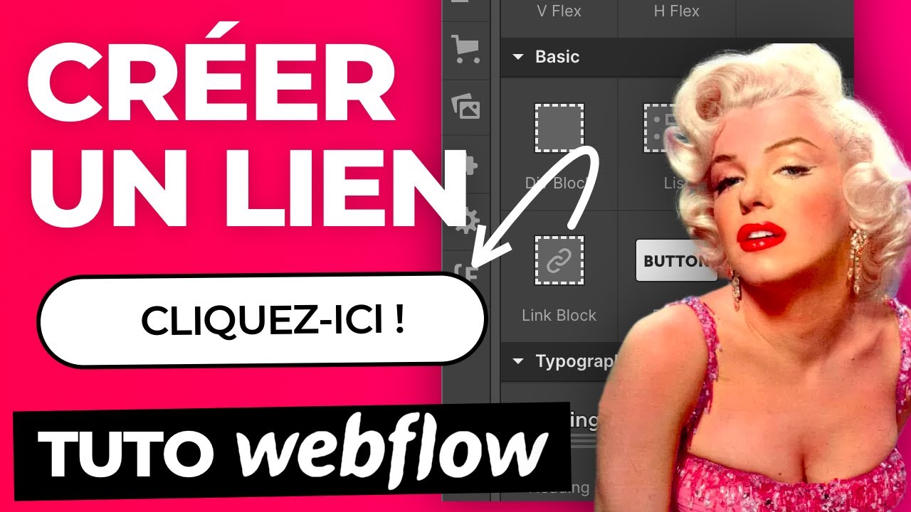 Tuto Webflow : Comment ajouter facilement un lien sur son site Webflow ? (lien texte, lien ...