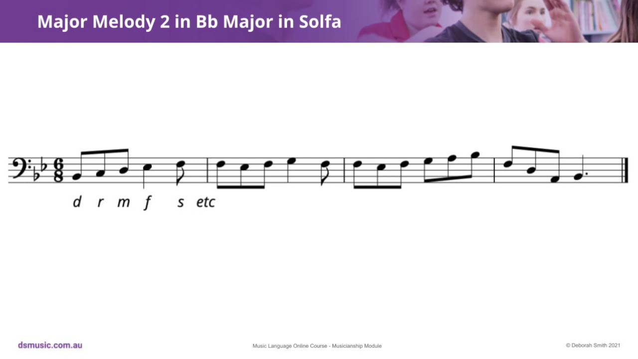 Major Melody 2 in Bb Major in Solfa - YouTube