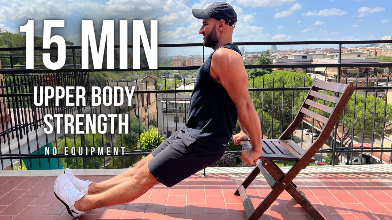 15 Minute Upper Body Strength Workout | No Equipment - YouTube