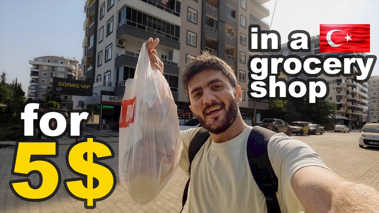 🇹🇷 What can you buy in a Turkish grocery shop for only 5$ ? - YouTube